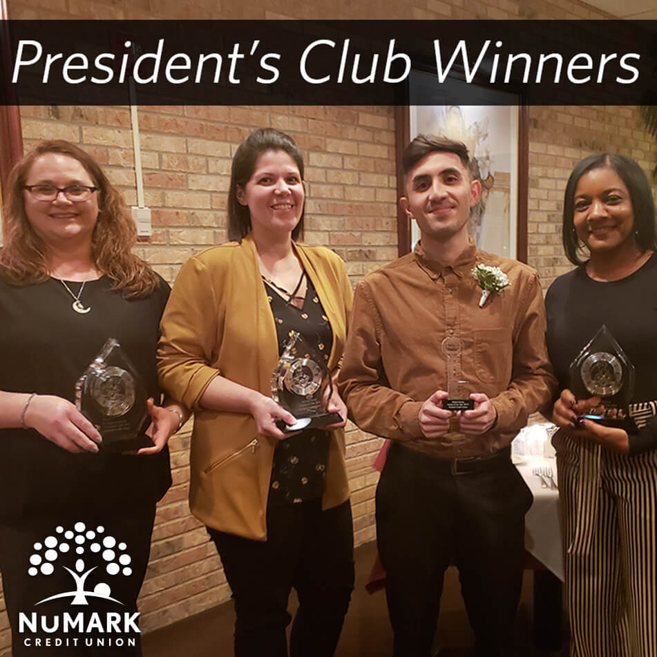 NuMark Credit Union Announces the Newest President’s Club and Rookie of ...
